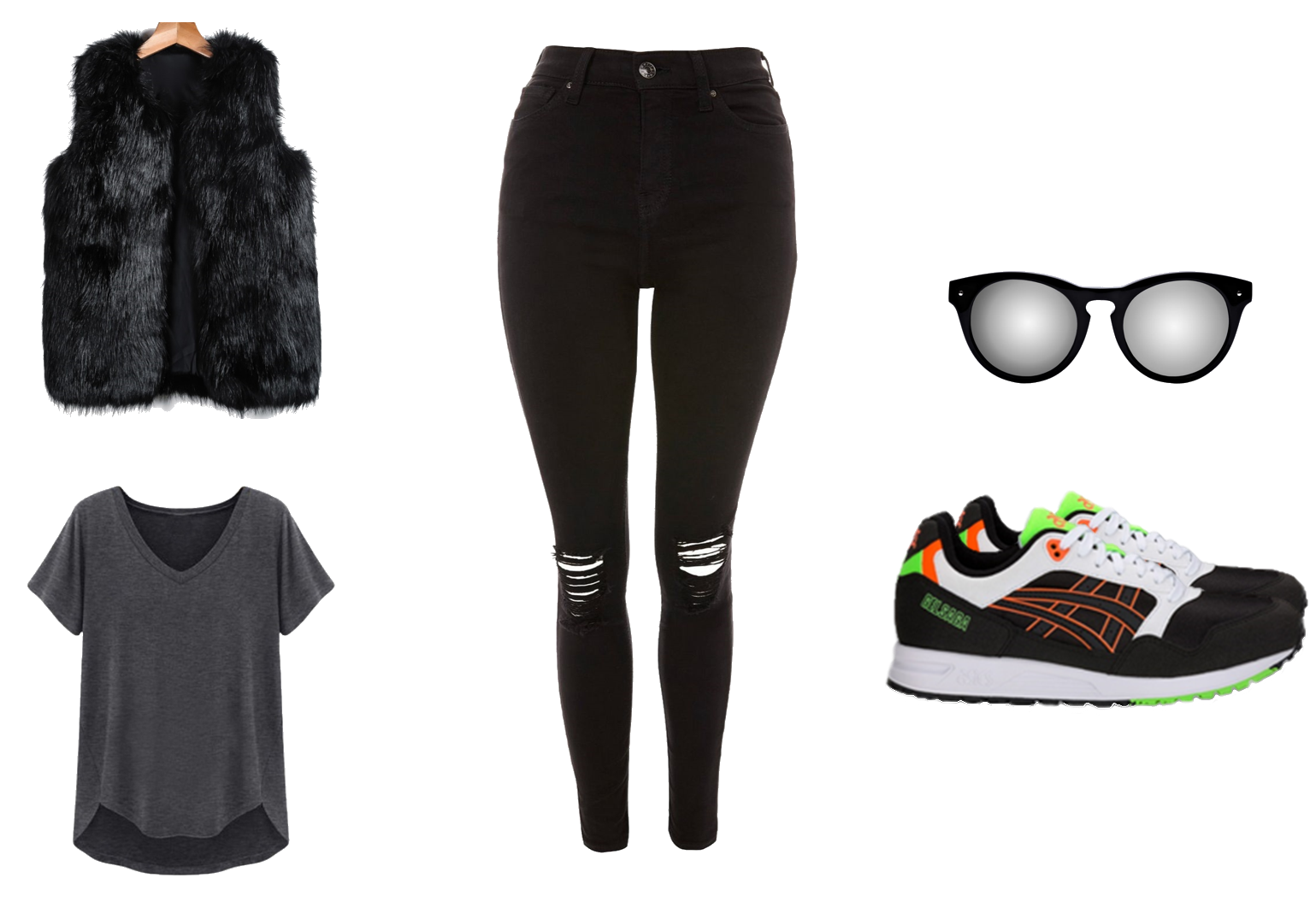 Lleva el estilo de los noventa con estos outfits con zapatillas